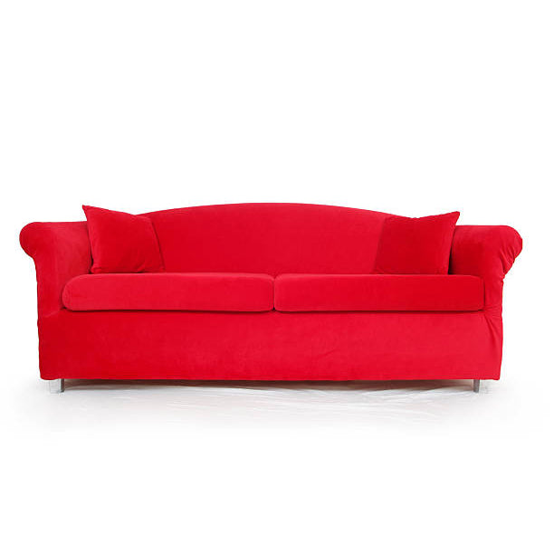 Two Seater Royal Red Sofa – TrendHaus Furniture Pvt. Ltd