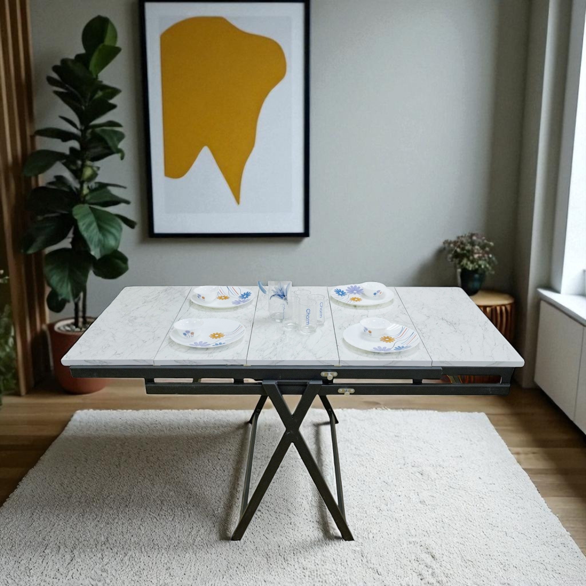Fold Mate Dining Table Space Saver | TrendHaus Furniture – TrendHaus ...